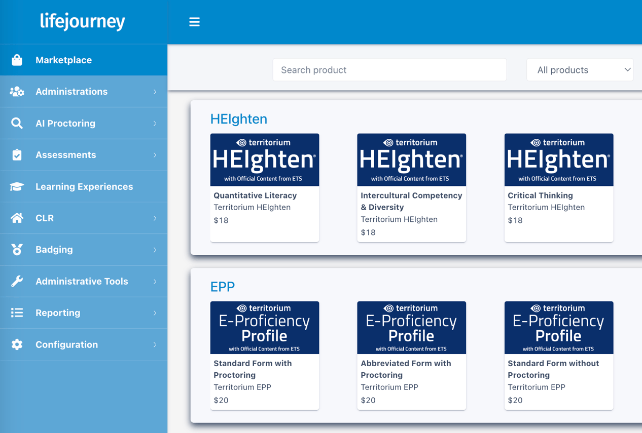 E-Proficiency Profile Administrator - Quick Start Guide