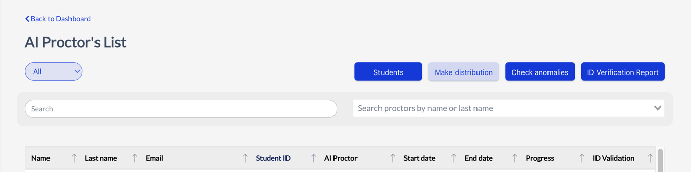 AI Proctoring Instructions: admins and proctors
